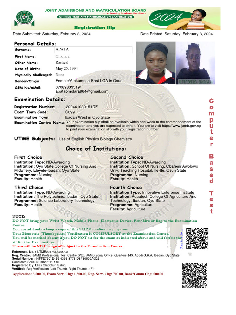 202441030151DF Apata | PDF | Nursing