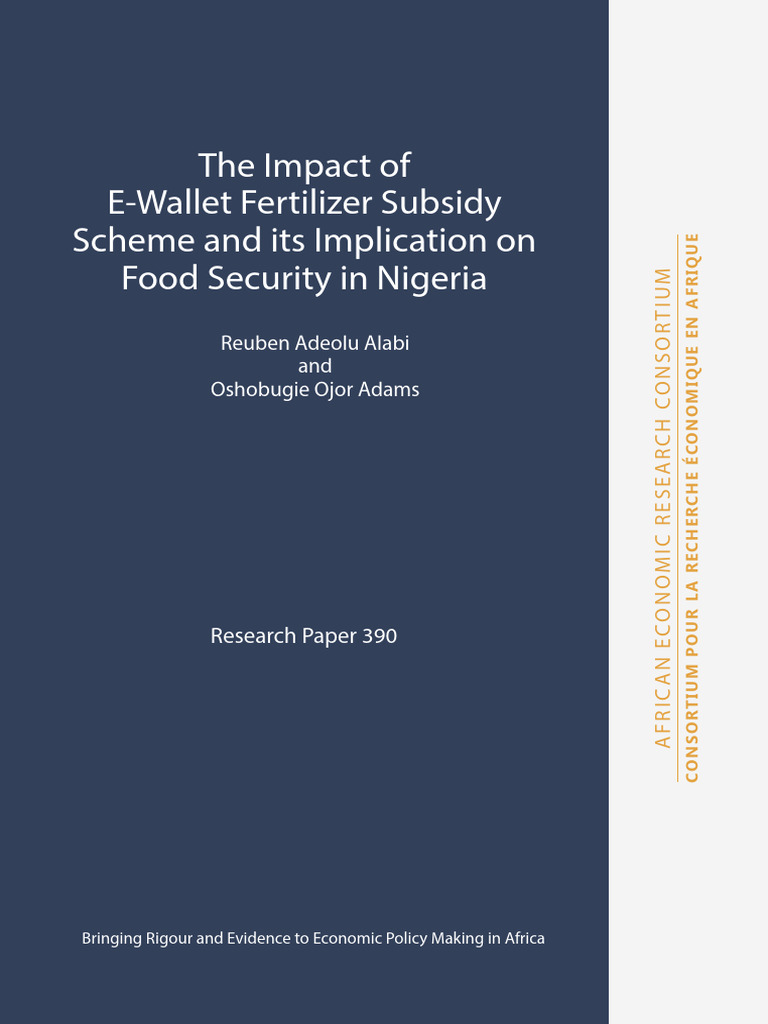 Research Paper 390 - PQWGJJ0 | PDF | Subsidy