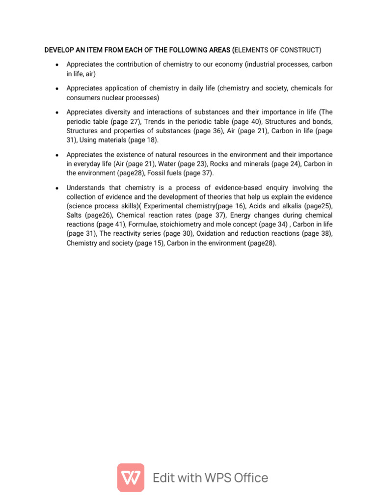 ELEMENTS OF Construct Chem | PDF | Social Science | Technology ...