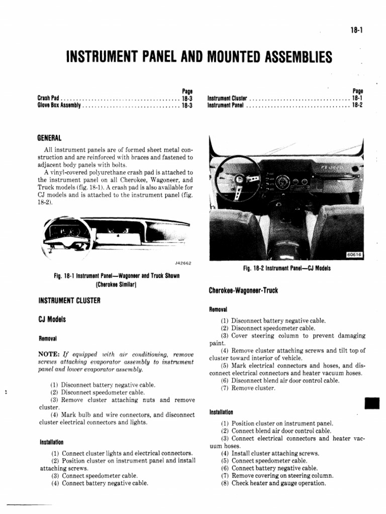 23 1977 18-Instr Panel | PDF | Electrical Connector | Screw