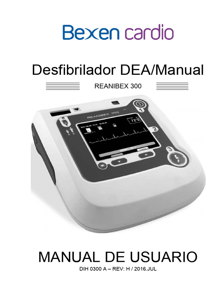 Reanibex 300 DEA - Manual de Usuario | PDF | Reanimación cardiopulmonar ...