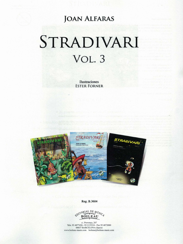 Stradivari Vol. 3 - Joan Alfaras | PDF