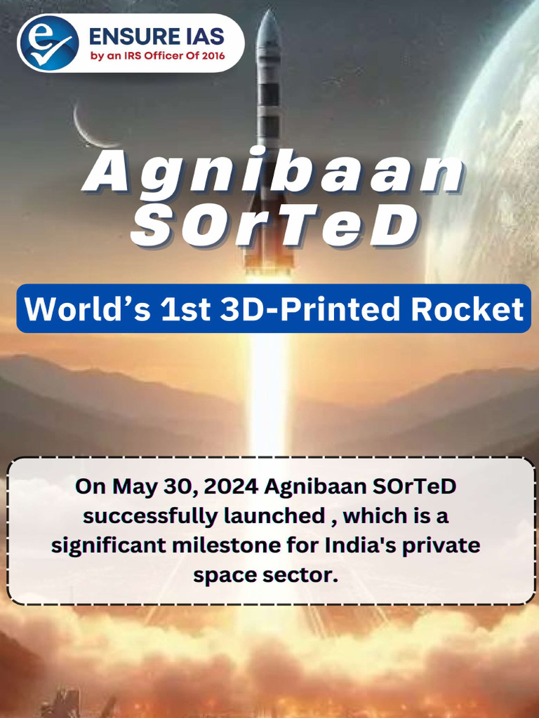 India's Agnikul Cosmos Makes History With World's 1st 3D-Printed Rocket ...