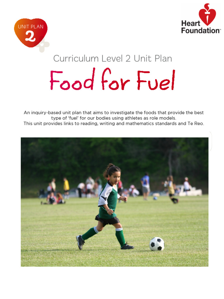 Food For Fuel Unit Plan | PDF | Information | Learning