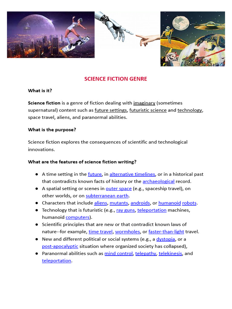 Science Fiction Genre | PDF | Young Adult