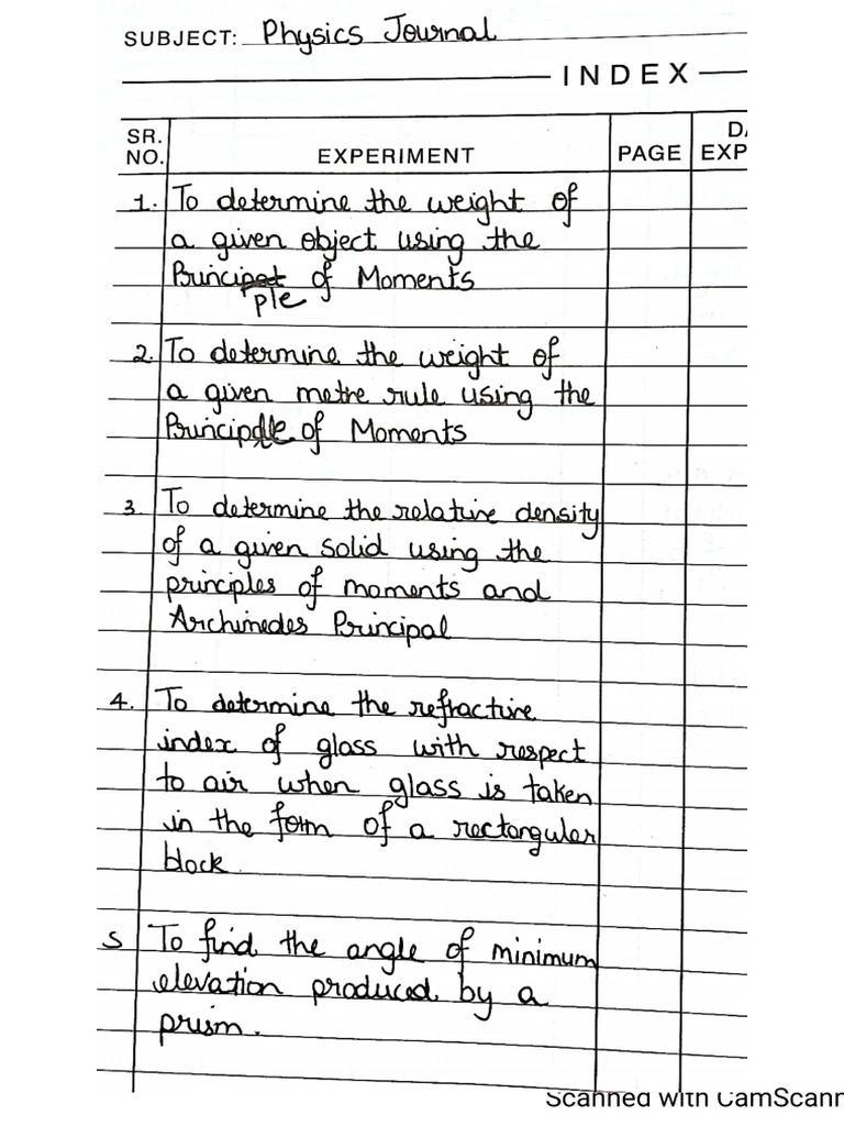 10 Phy Lab Record-1 | PDF