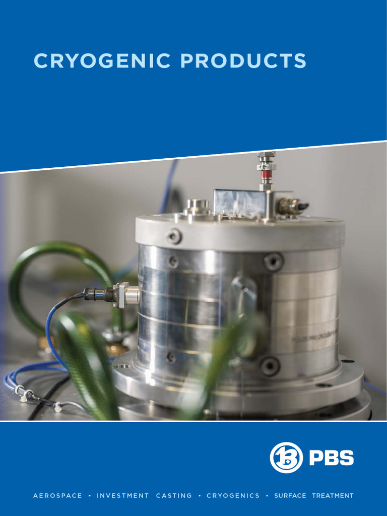 PBS Brochure Cryogenics 07 23 | PDF | Cryogenics | Pump