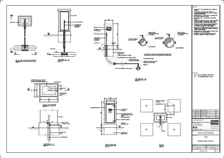 Pipeline Installation Drawing SD 8-4-419 | PDF