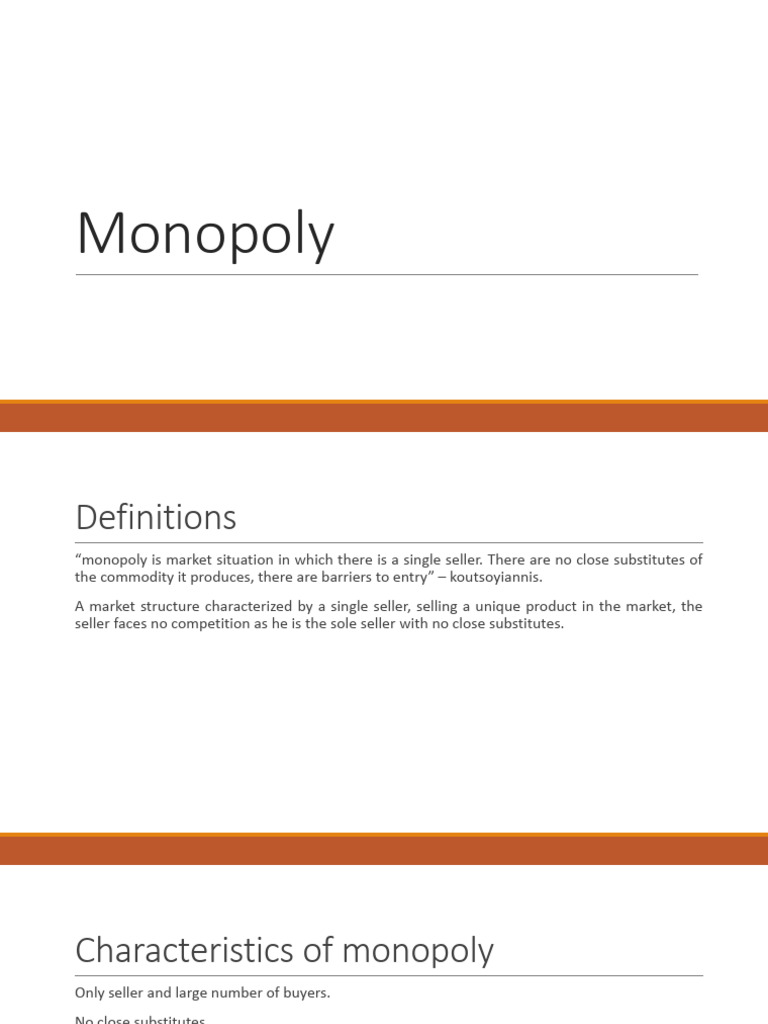 Monopoly Merged | Download Free PDF | Monopoly | Profit (Economics)