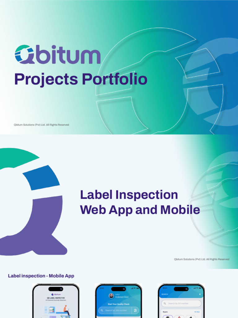 Qbitum Projects Portfolio | PDF | Computing | Software