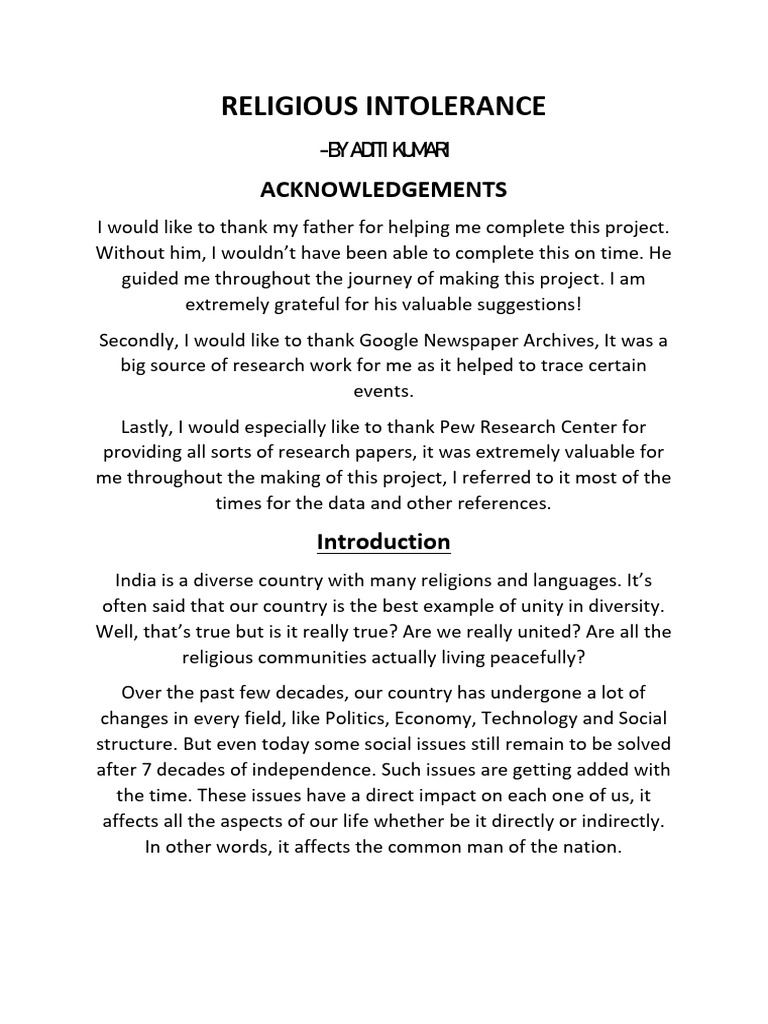 Social Issues Research Paper | PDF | Gujarat