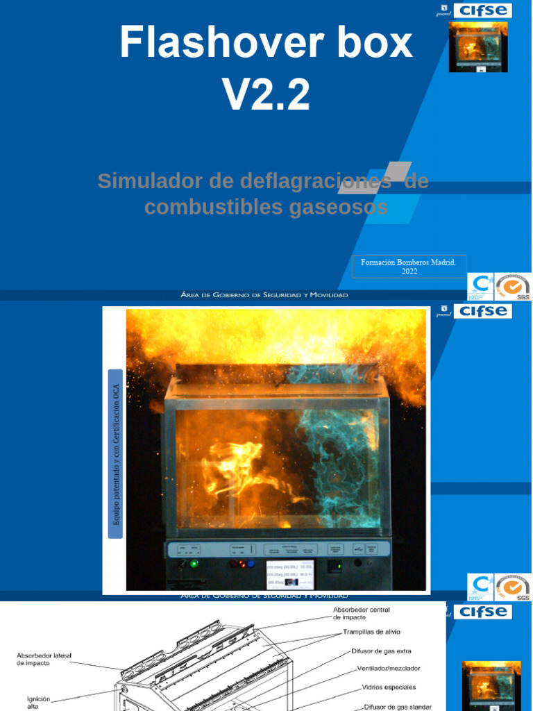 Formación Flashover Box 2-2-Con - Pie | Descargar gratis PDF | USB | Combustión