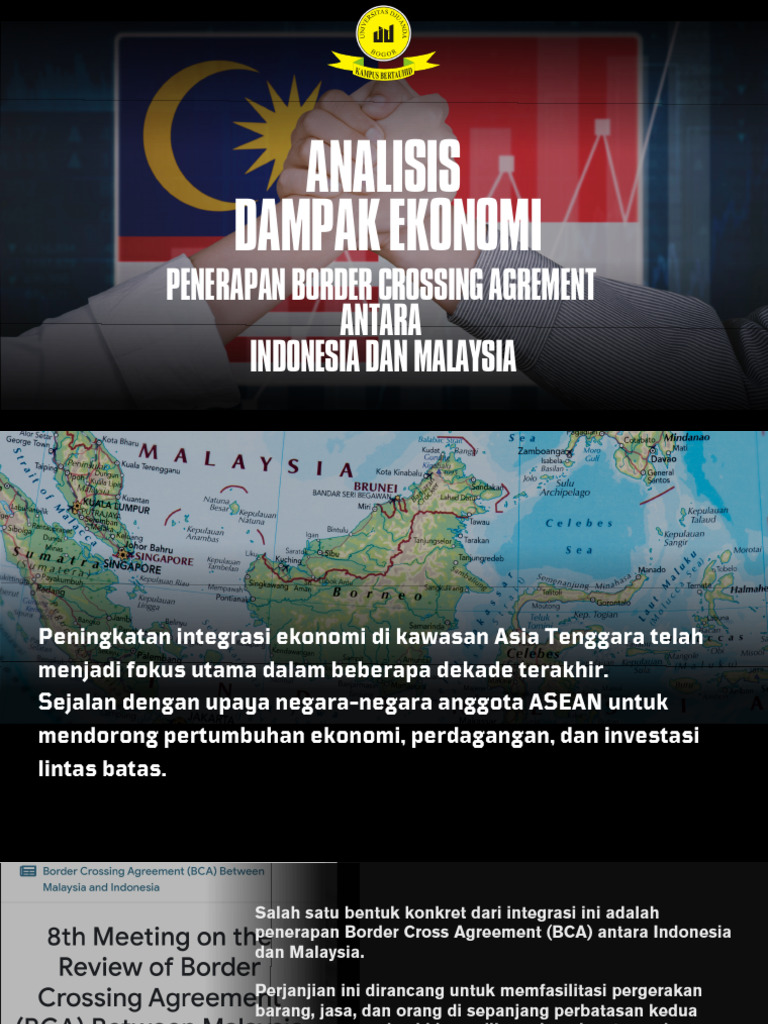 Analisis Dampak Ekonomi Border Crosing Agreement | PDF | Pengelolaan ...