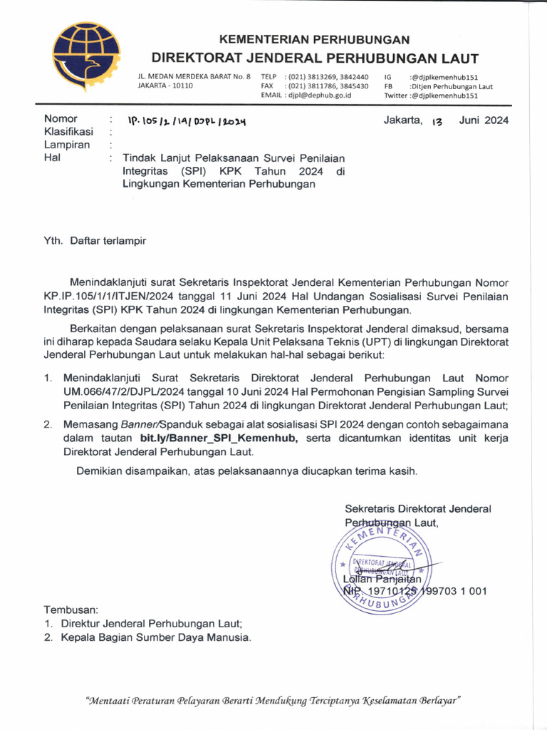 Tindak Lanjut SPI 2024 | PDF