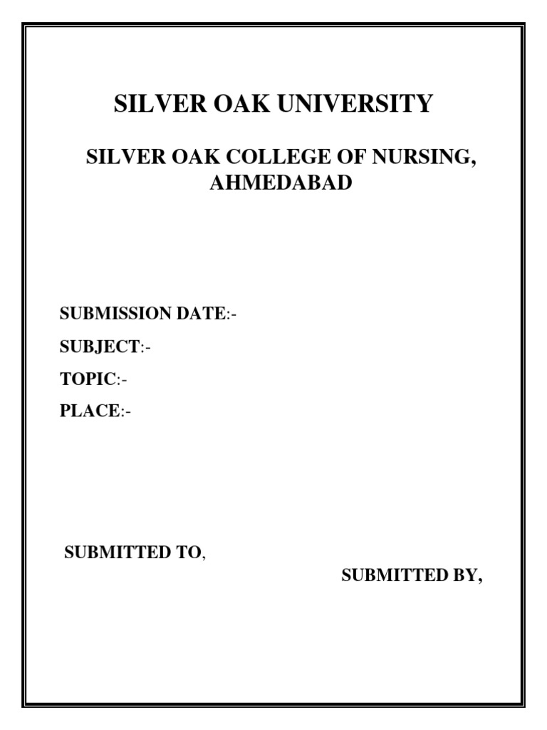 Assignment Front Page | PDF