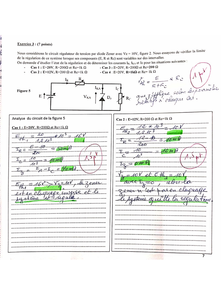 Correction Des Exercices | PDF