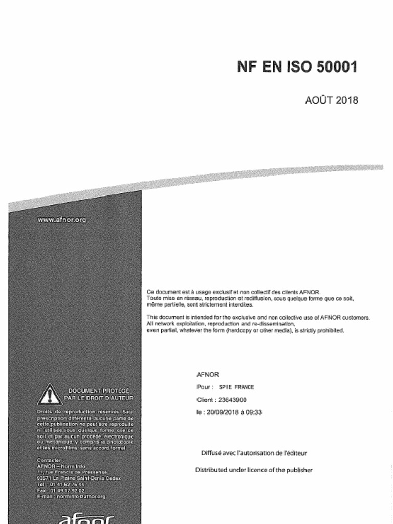 Norme ISO 50001 Version 2018 (1) .PDF Version 1 | PDF