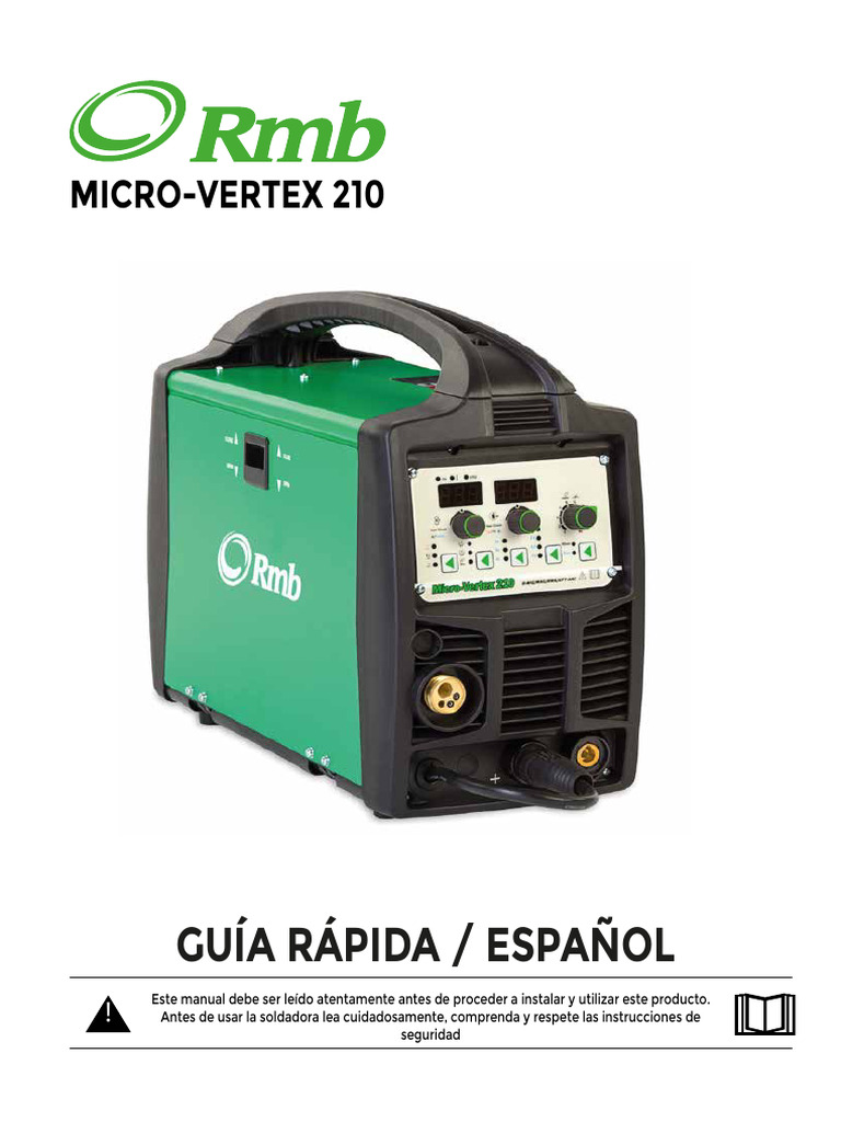 GR Micro Vertex 210 | PDF | Soldadura | Construcción