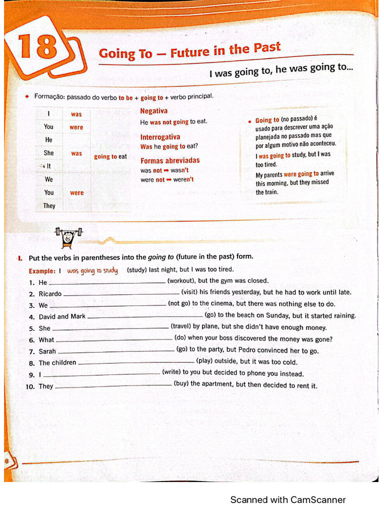 18 - Goint To - Future in The Past | PDF