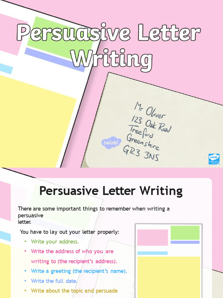 How to Write a Persuasive Letter | PDF