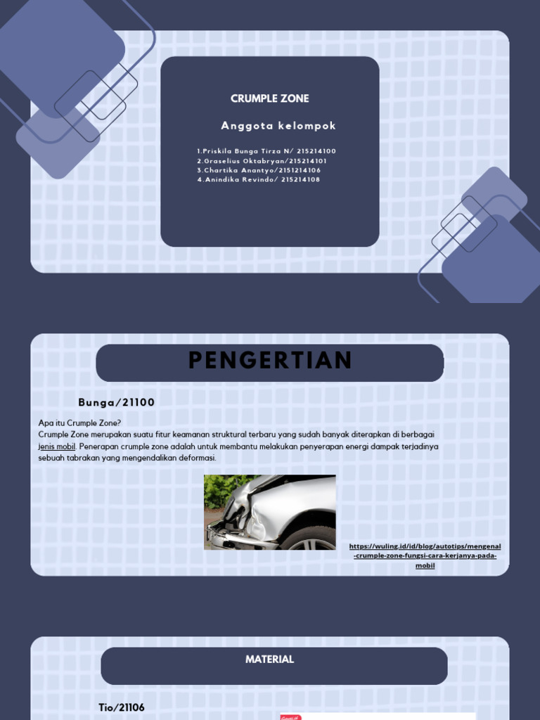 Safety, New Tech - Kelompok 6 - Crumple Zone | PDF | Bisnis | Teknologi ...