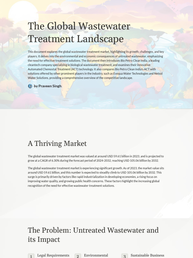 Chapter 3 Report | PDF | Water Pollution | Sewage Treatment