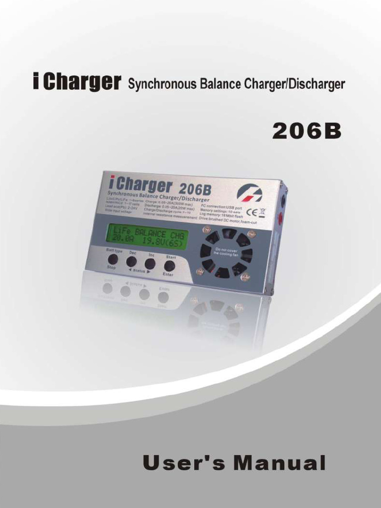 206B en | PDF | Battery Charger | Rechargeable Battery