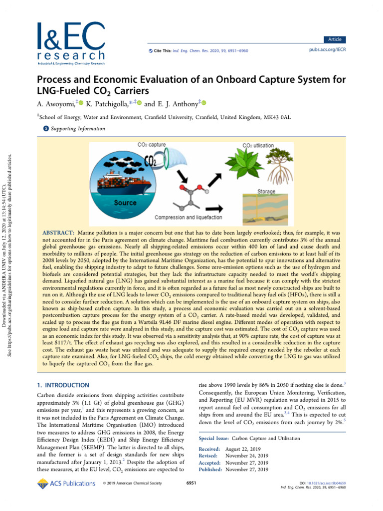 Awoyomi 2019 Pdf Natural Gas Liquefied Natural Gas