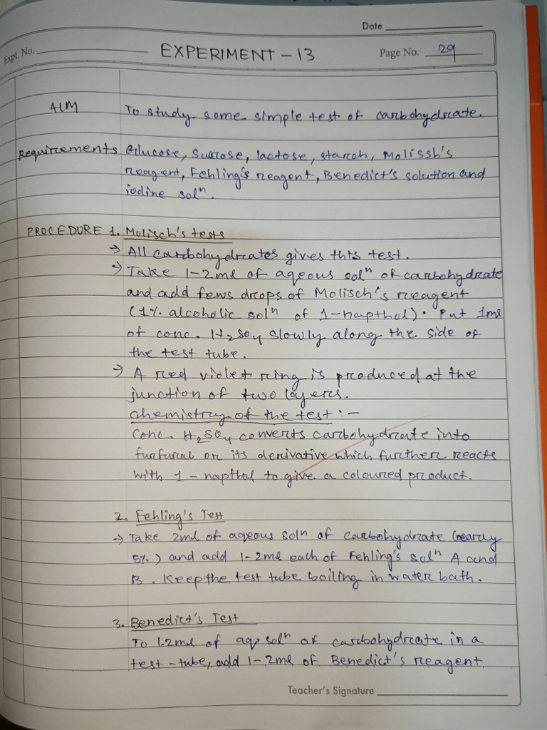 Practical 13-16 | PDF | Chemical Substances | Nutrition