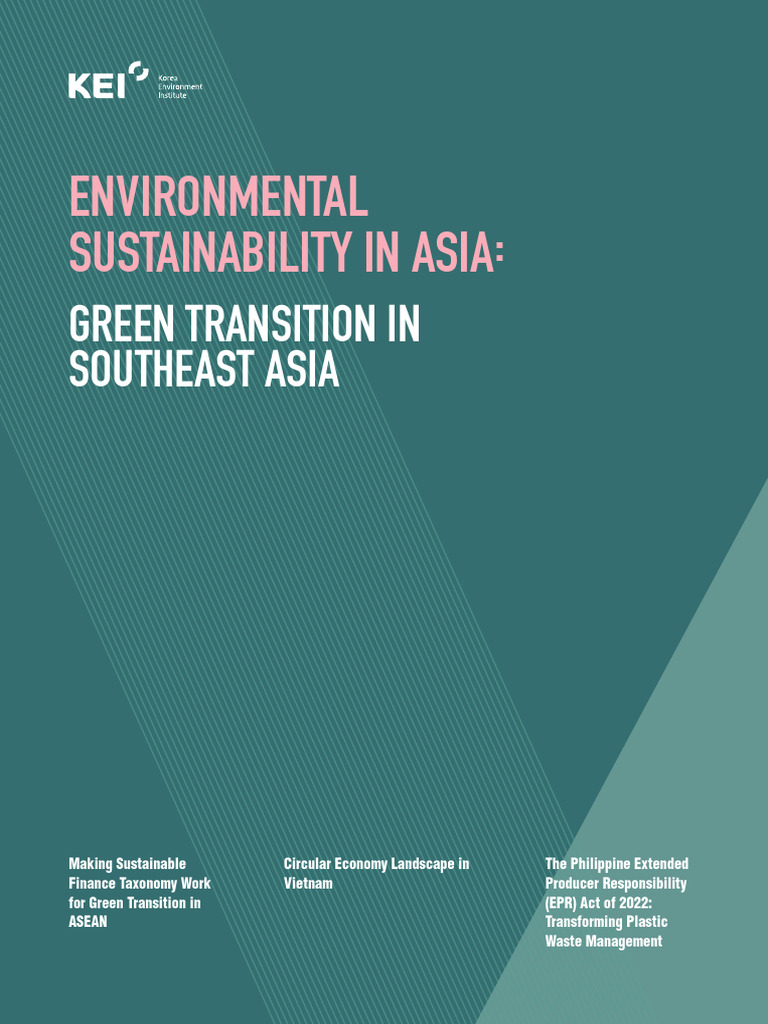 2024 - ESA - Green Transition in Southeast Asia | PDF | Sustainability ...