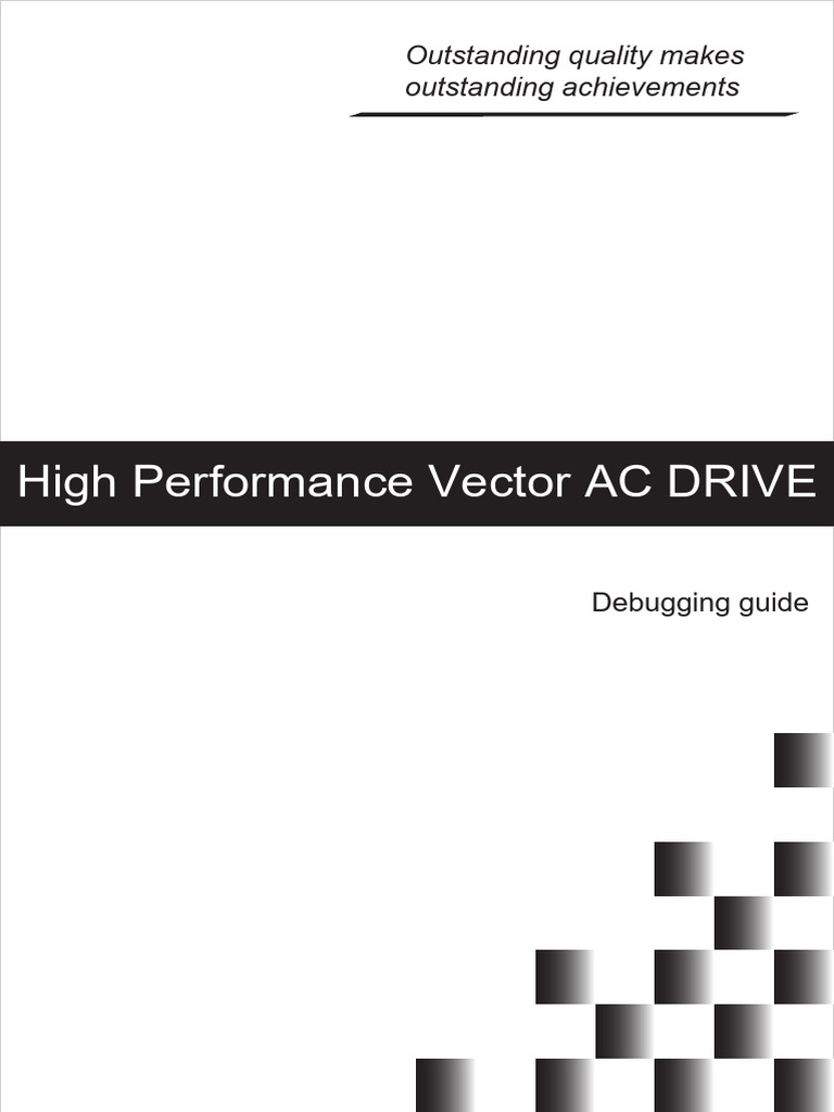 AC Drive Debugging and Safety Guide | PDF | Electric Motor | Power Inverter