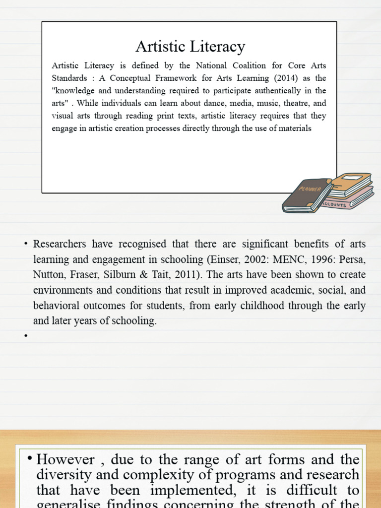 Artistic and Creative Literacy | PDF | Literacy | Experience