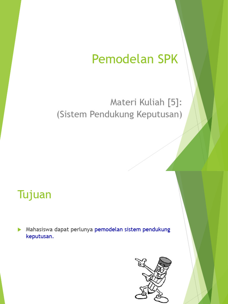 Pemodelan SPK untuk Mahasiswa | PDF | Bisnis