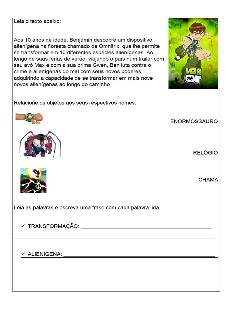 Ben 10 | PDF