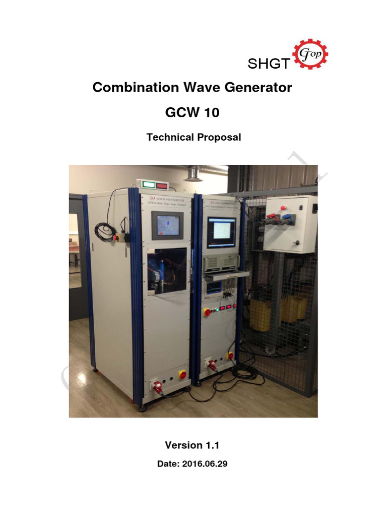 GCW 10 Surge Generator Proposal | PDF | Electric Generator | Electric Power