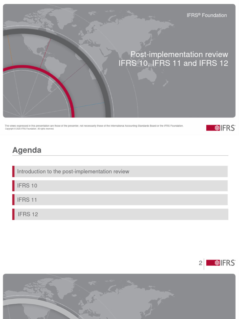 Post-Implementation Review of Ifrs 10 Ifrs 11 and Ifrs 12 and Related Research Ac Commentary 0 ...