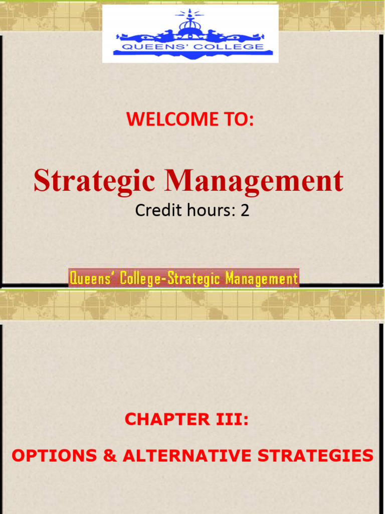 Strategic Management Chapter 3 | PDF | Strategic Management | Leveraged Buyout