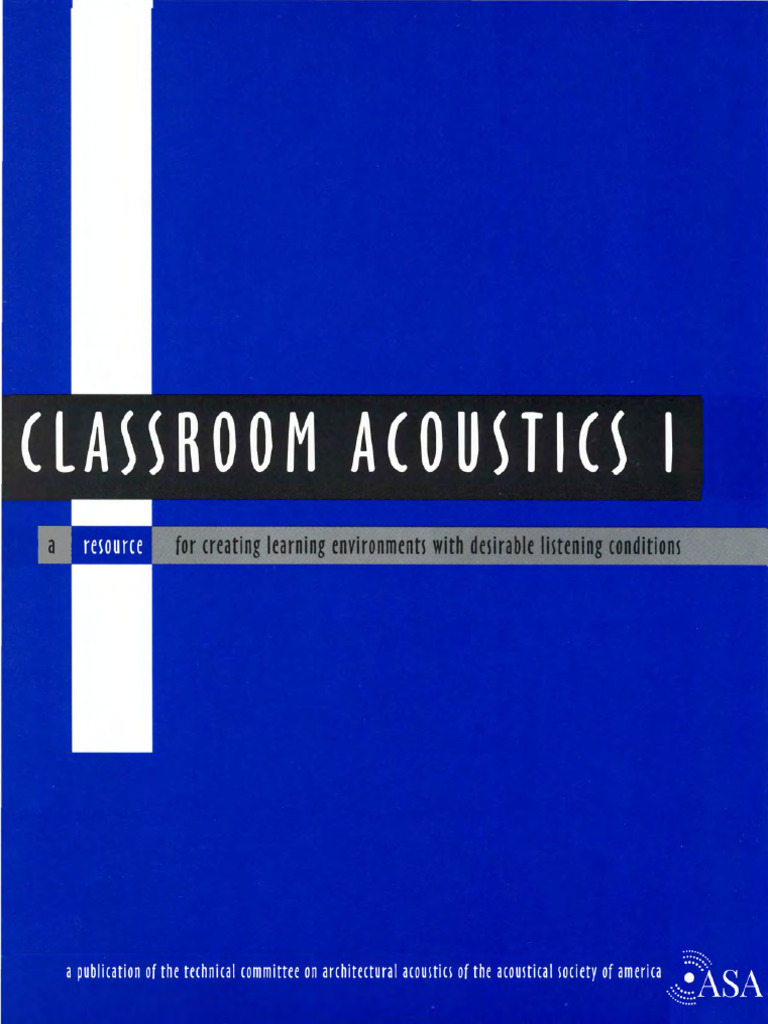 Classroom Acoustics | PDF