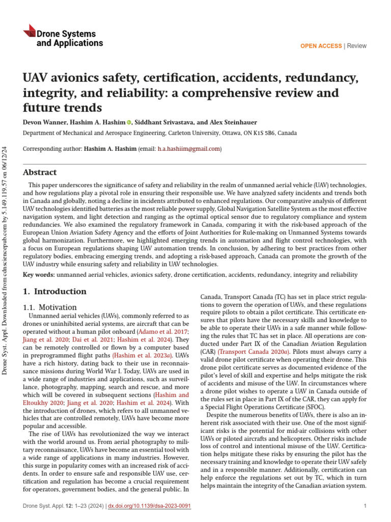 Uav Certification | PDF | Visual Flight Rules | Unmanned Aerial Vehicle