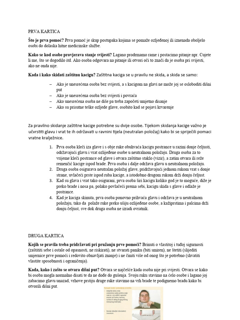 Kopija Datoteke PRVA POMOĆ | PDF