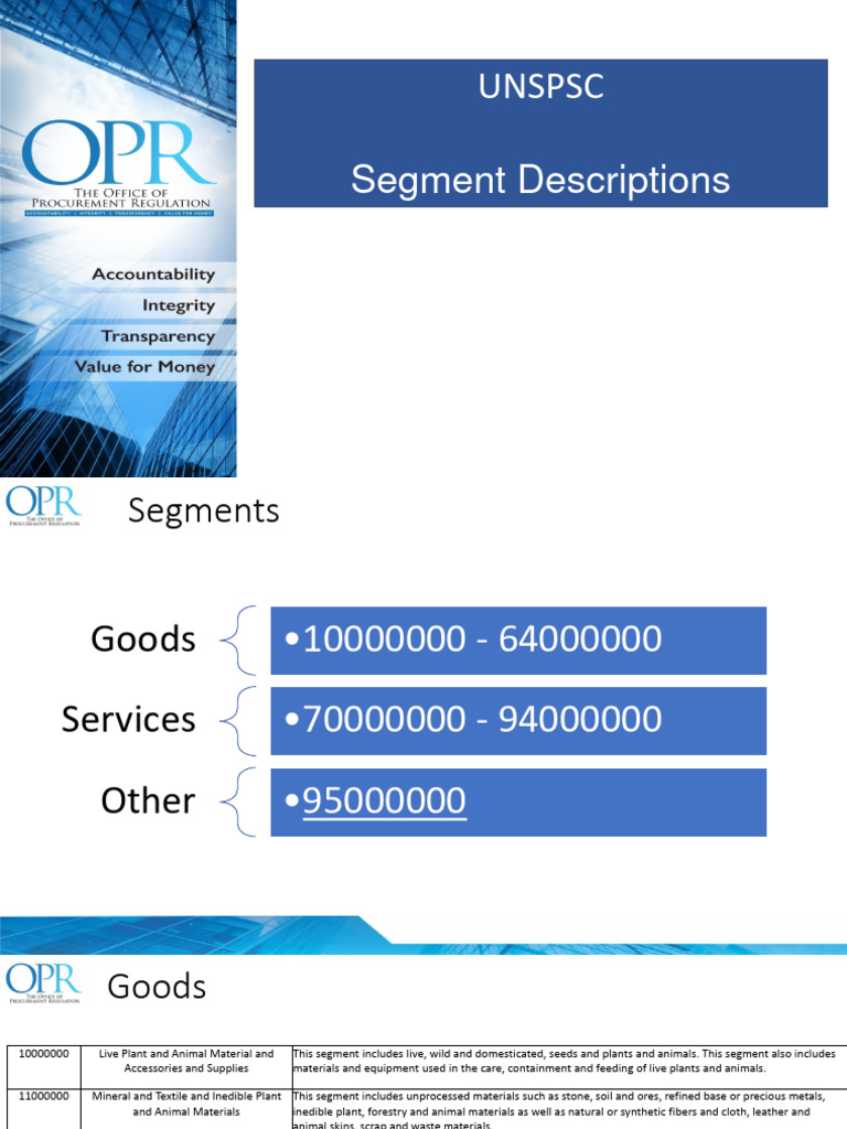 UNSPSC Segment Summary | PDF | Machines | Natural Rubber