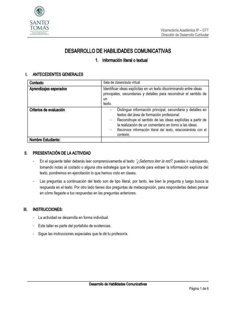 Guia La Literalidad | PDF | Internet | Chat en linea