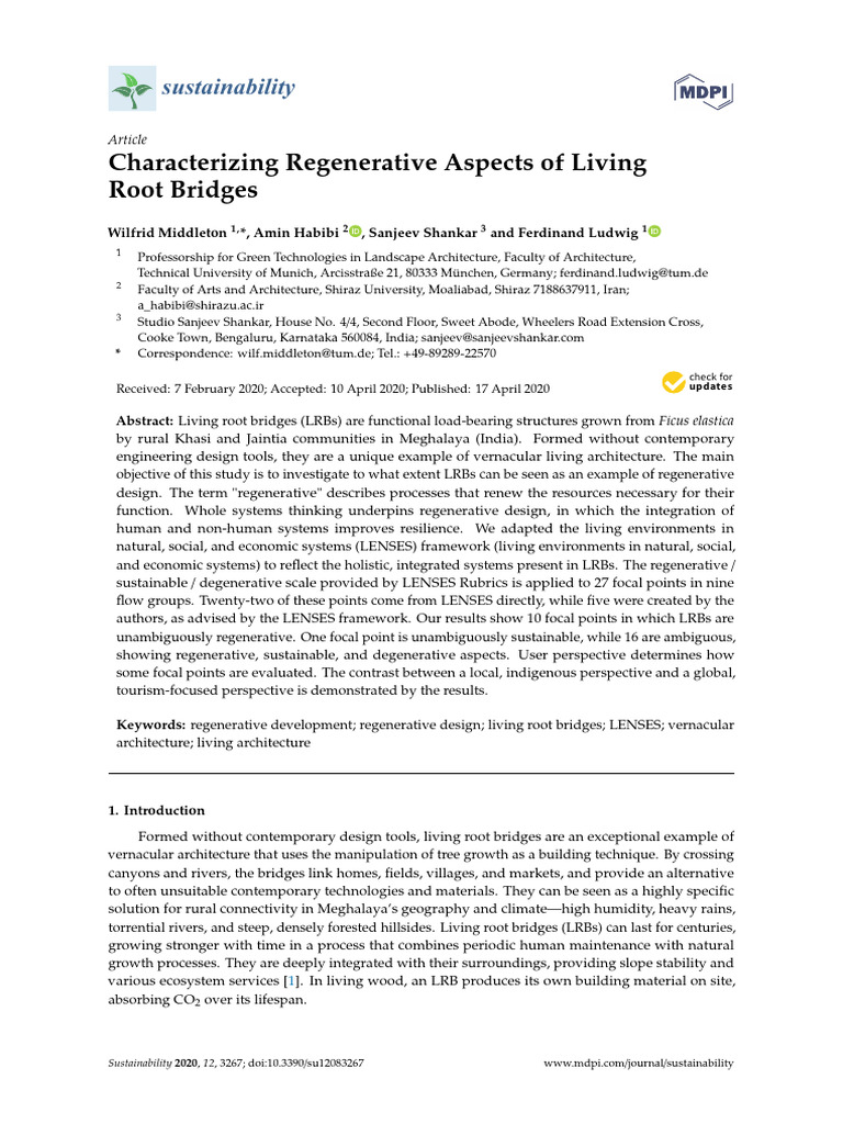 Characterizing Regenerative Aspects of L | PDF | Sustainability ...