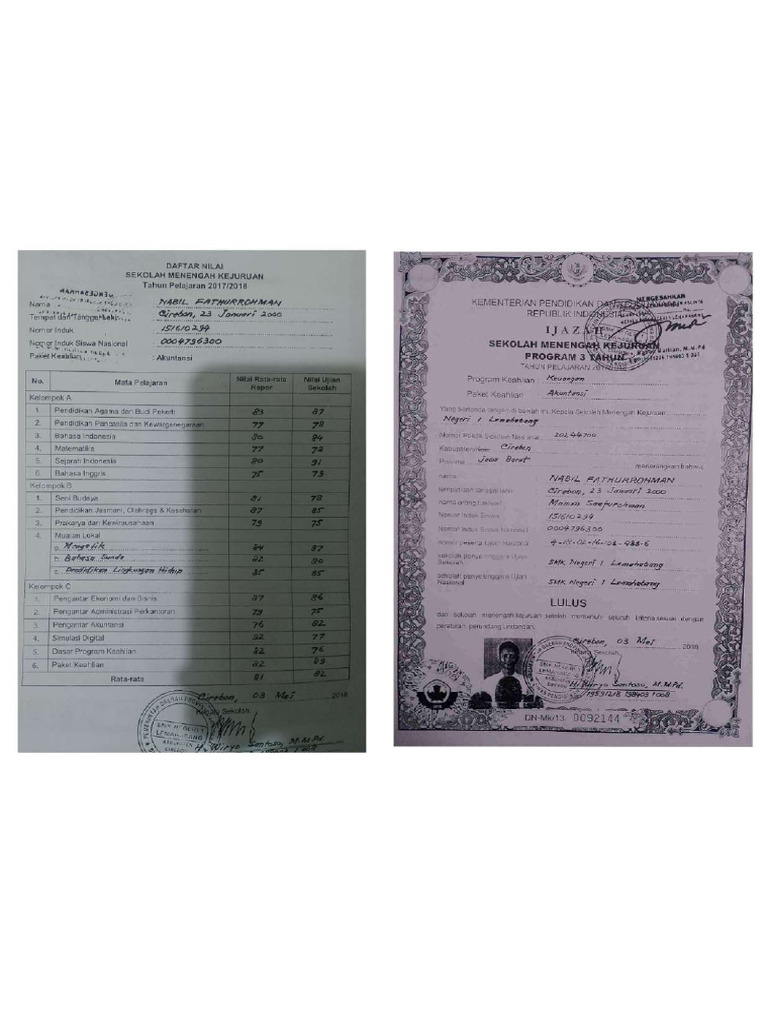 Scan Ijazah | PDF