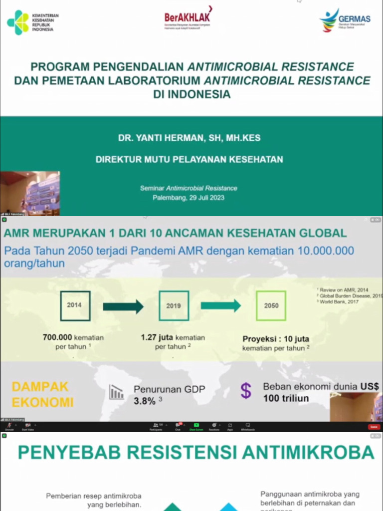 Dr. Yanti Herman-Program Pengendalian AMR Dan Pemetaan Lab AMR Di Indonesia | PDF