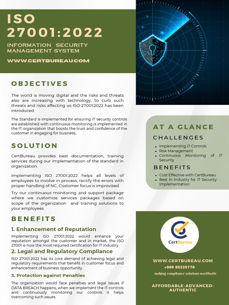 ISO 27001 Introduction | Download Free PDF | Information Security ...