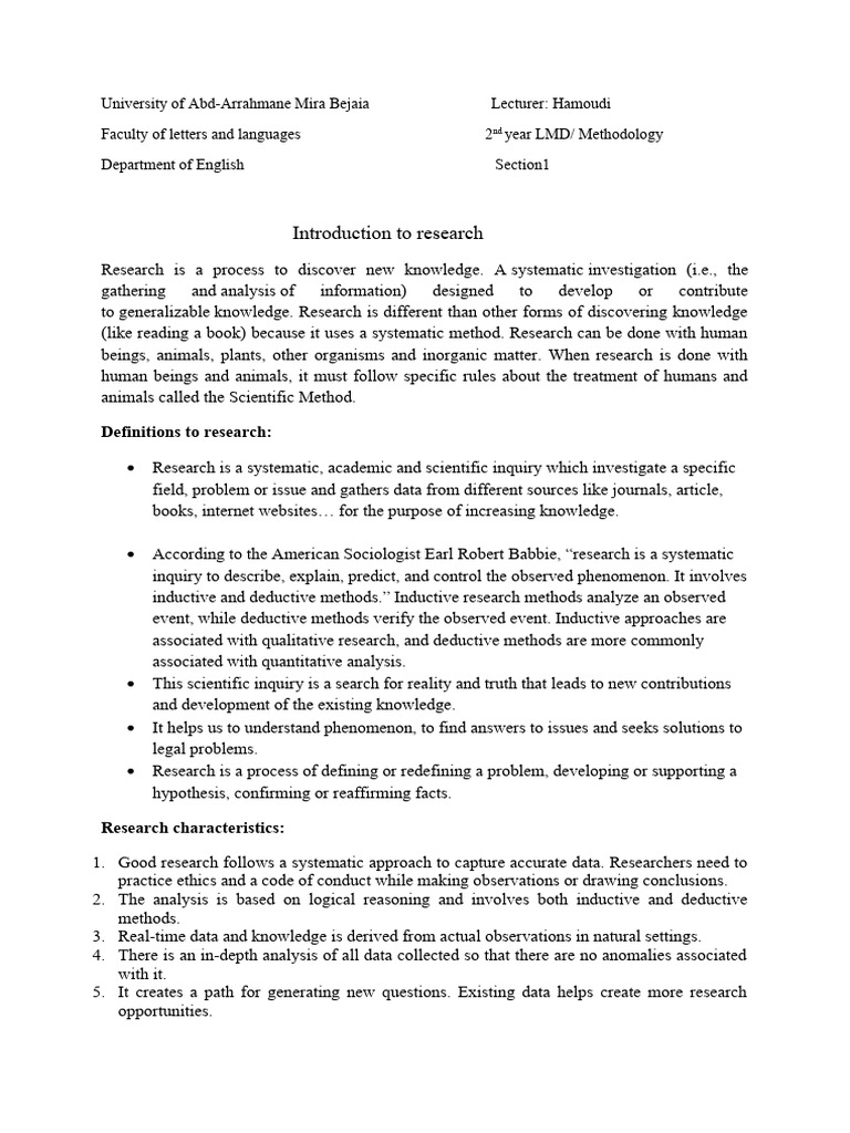 What Is Research | PDF | Methodology | Scientific Method