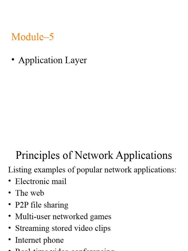 Module 5 PPT - Updated | PDF | Domain Name System | World Wide Web