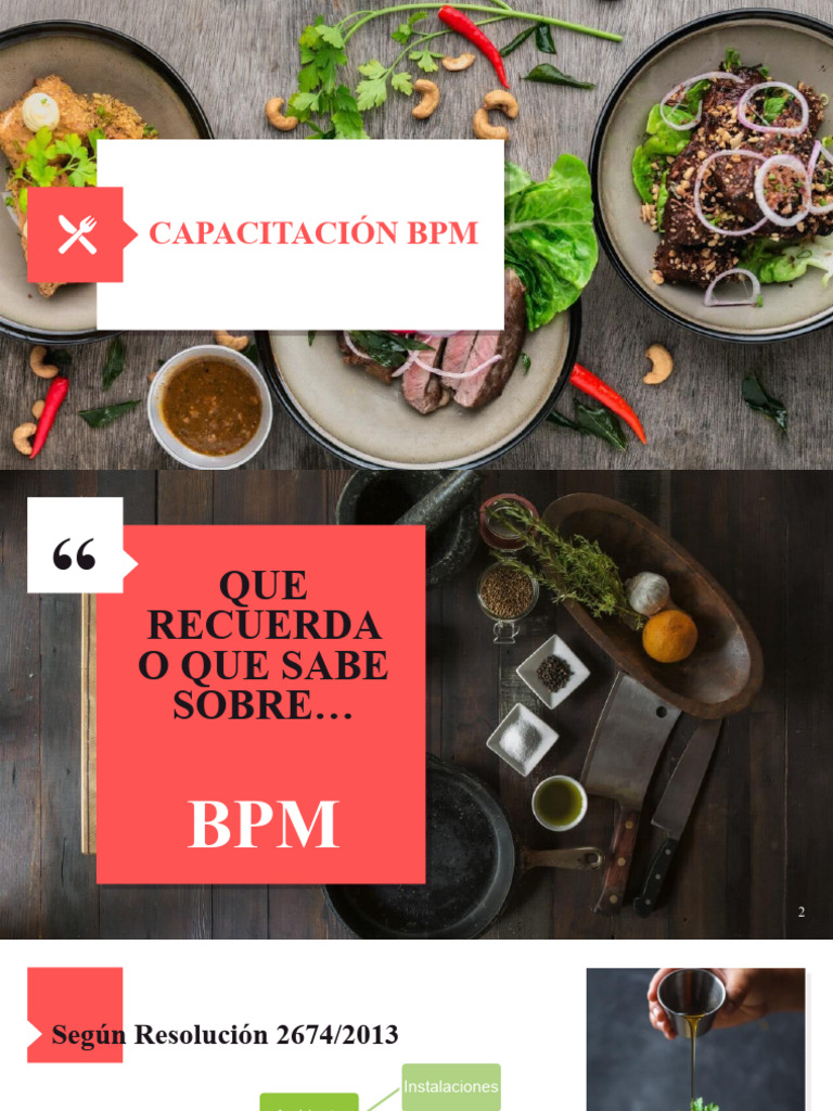 Bpm | PDF | Alimentos | Microorganismo