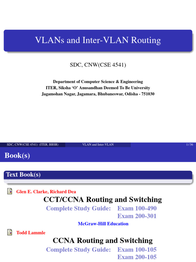 VLAN & InterVLAN - Communication | PDF | Network Switch | Computing